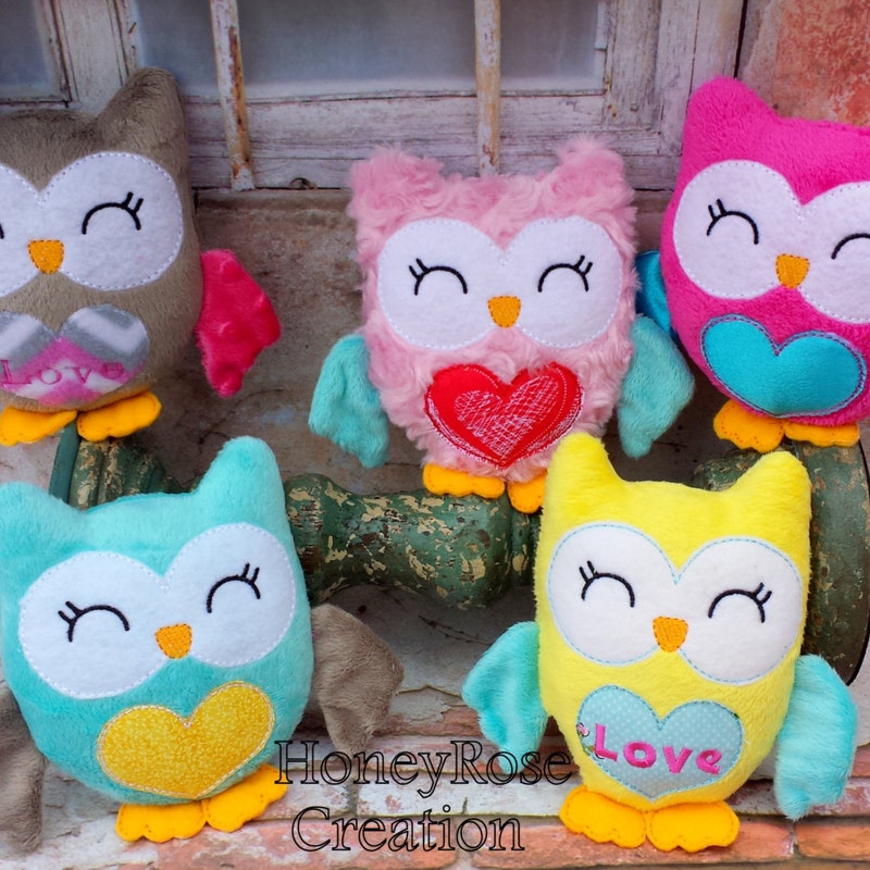 Owl Plush Toy - Etsy