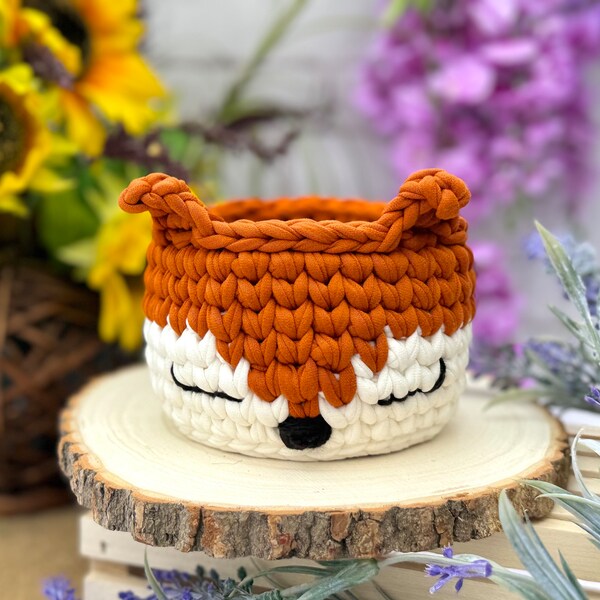 Fox Basket - Etsy
