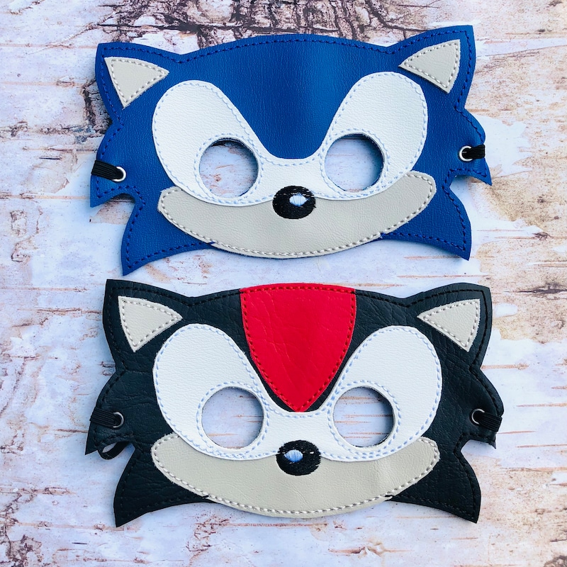 Sonic the Hedgehog Mask - Etsy