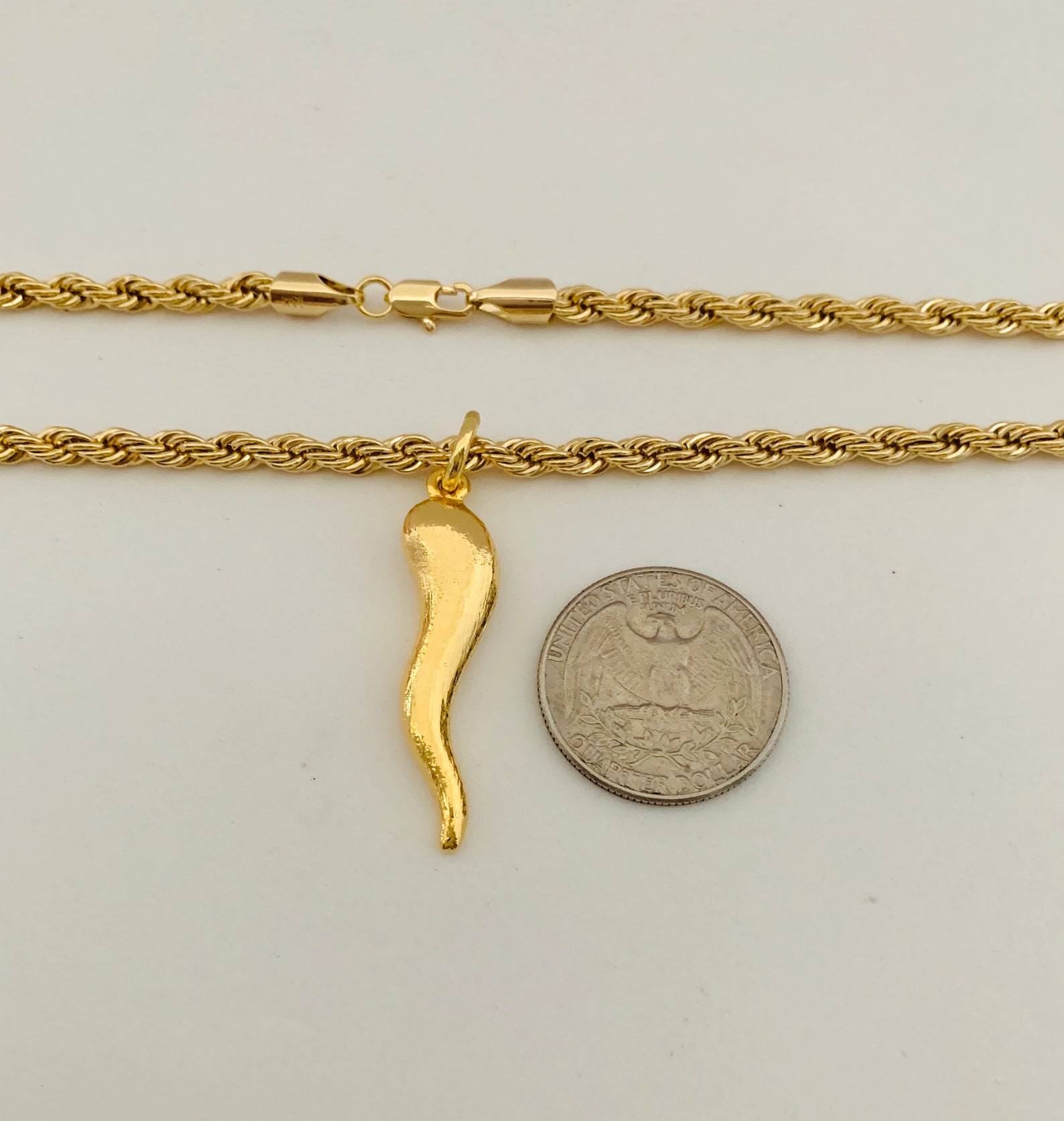 Italian Horn Necklace Italian Cornicello Italian Amulet - Etsy
