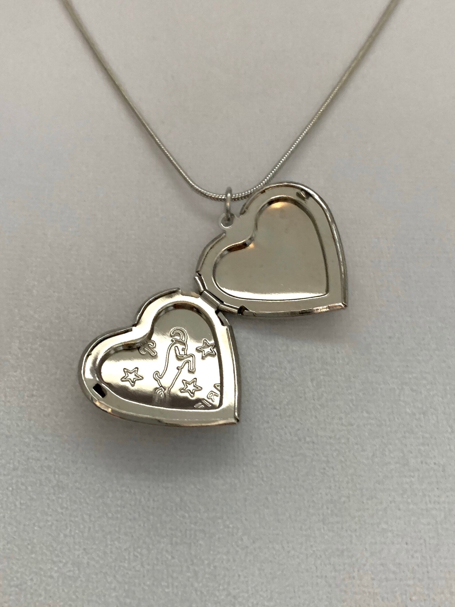 Zodiac Locket Pendant Zodiac Necklace 1 1/8 X 1 1/8 Silver | Etsy