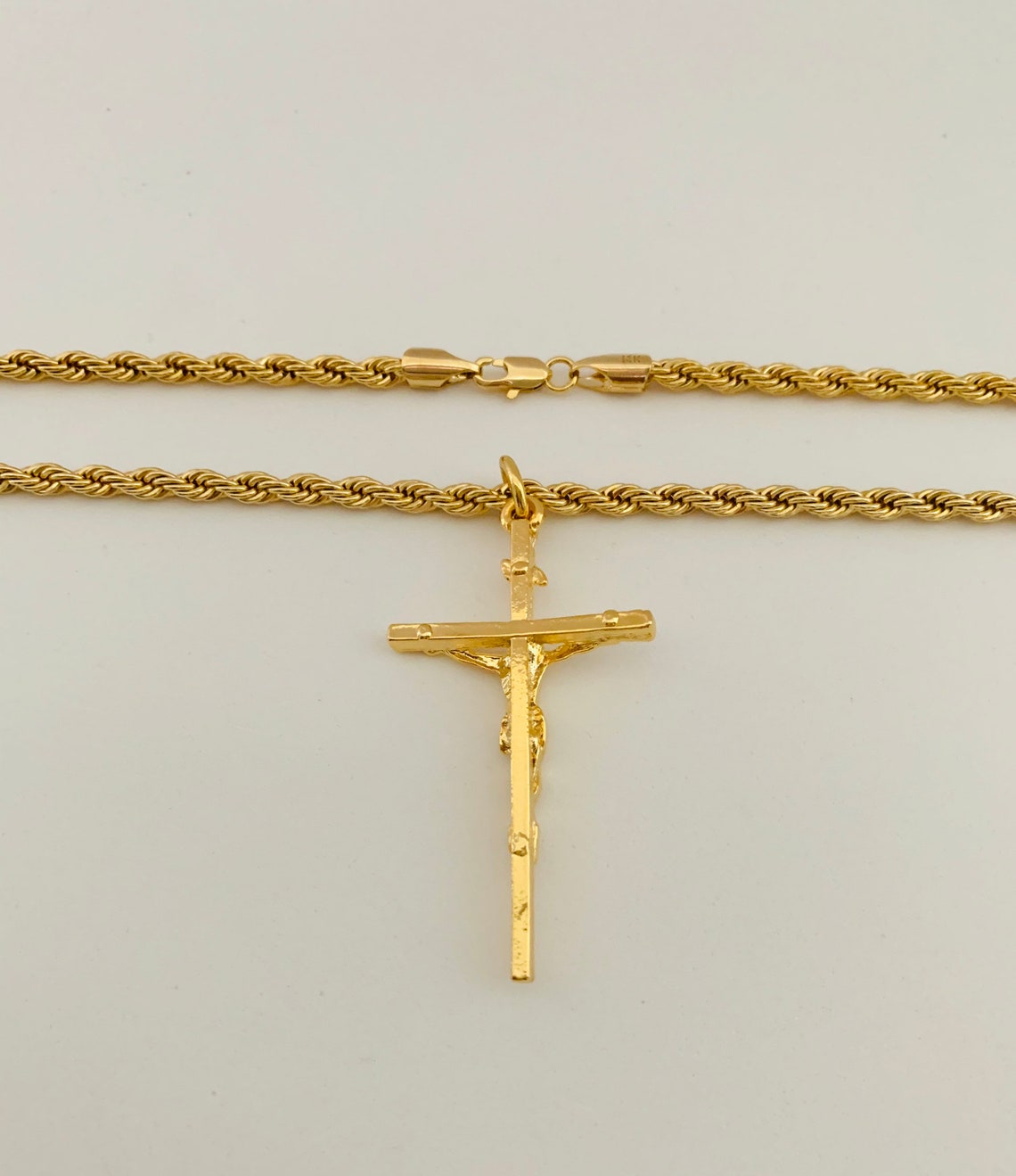 Crucifix, Cross, Jesus Christ, Extremely Detailed, Large 2 1/4” Long ...