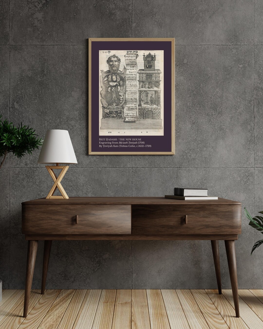 Anatomical Art Print – Jewish Medical History Poster – House of the ...