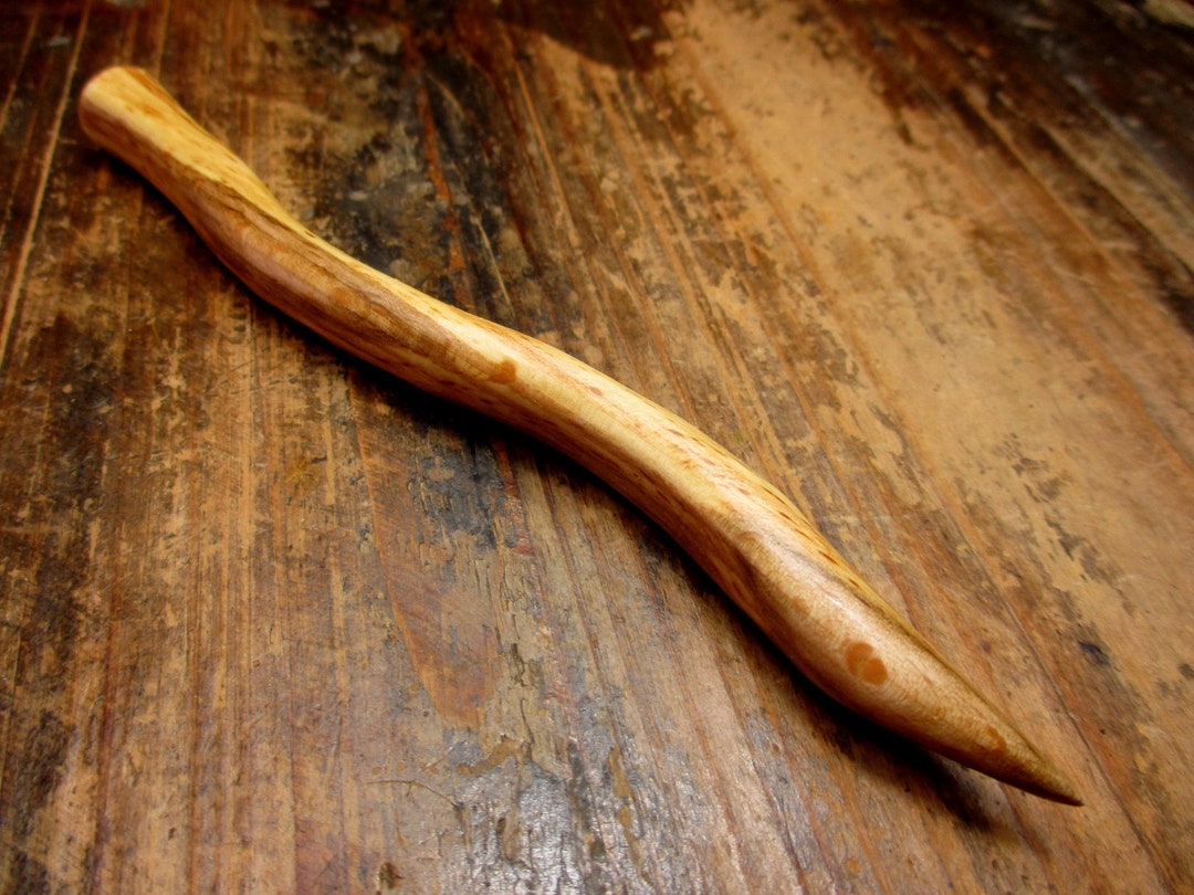 Hairpin Wood, Beech, 14.0cm, Hairstick Wood, Fork, Wooden Pin, Wood ...