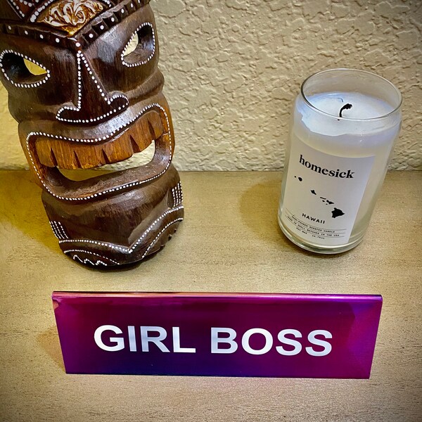 Boss Lady Desk Sign - Etsy