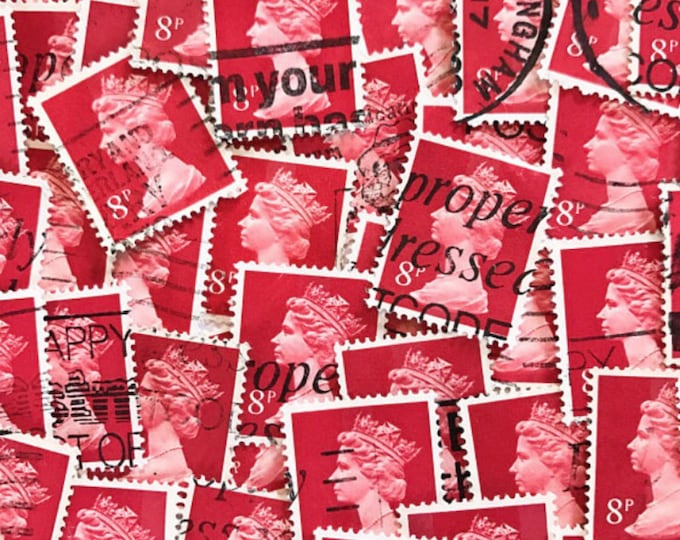 16 X Genuine Affix Stamp Pieces - All Different - From Underneath the ...
