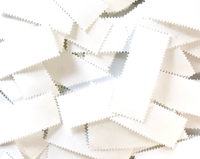 16 X Genuine Affix Stamp Pieces - All Different - From Underneath the ...