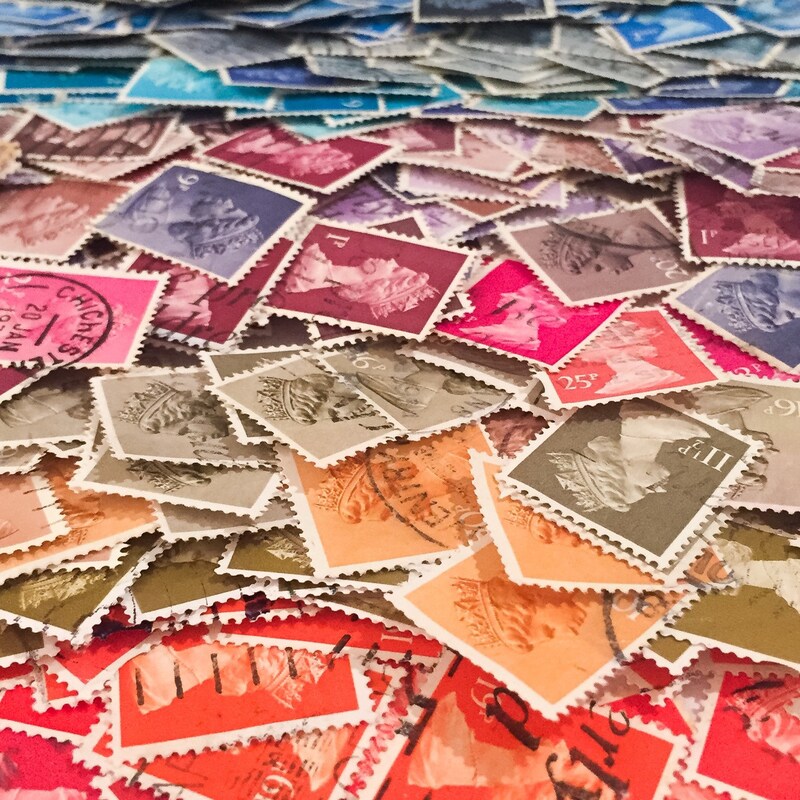 Mail Art Stamps - Etsy