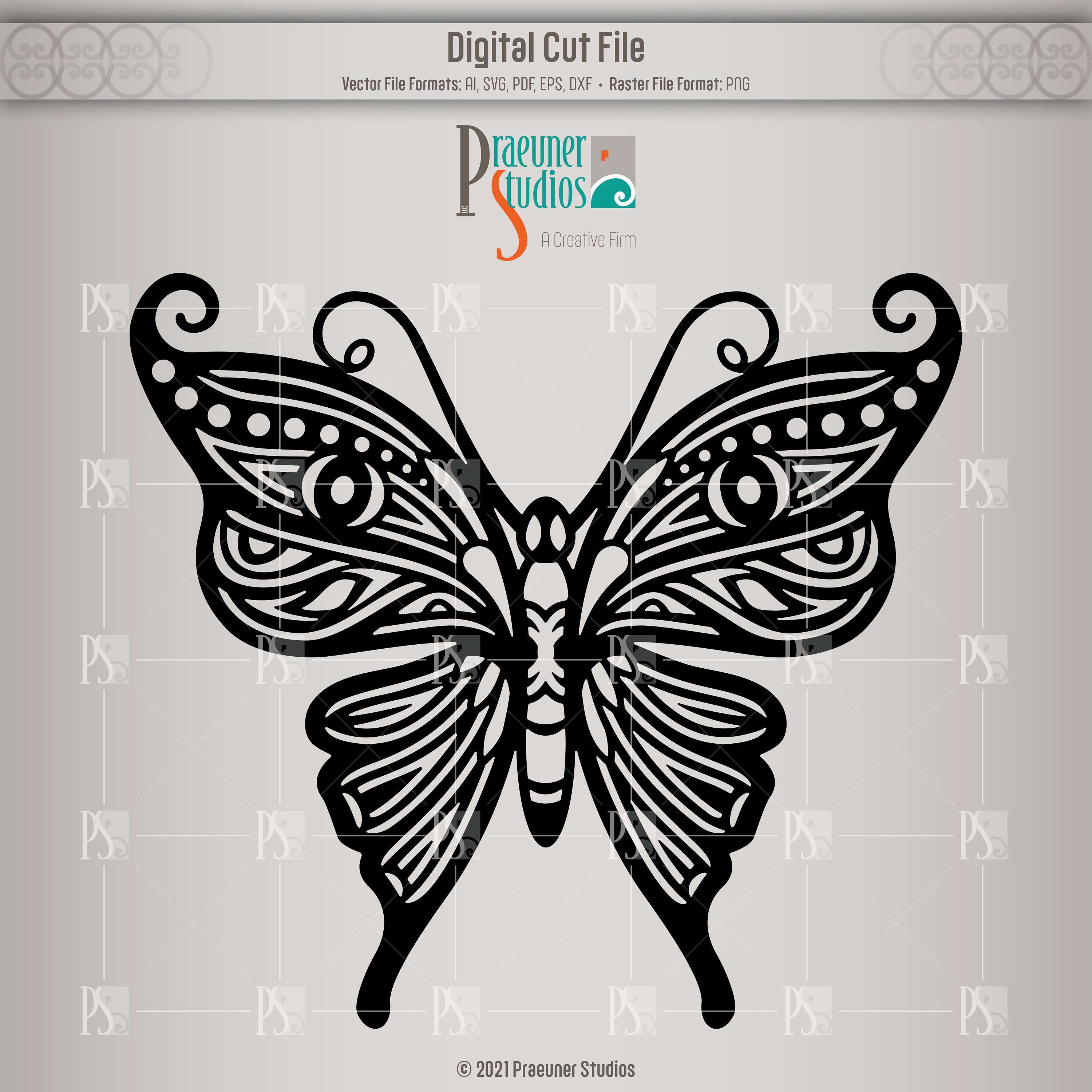 Butterfly SVG/DXF CNC File, Wall Art Laser Cut Files, Butterfly Yard ...