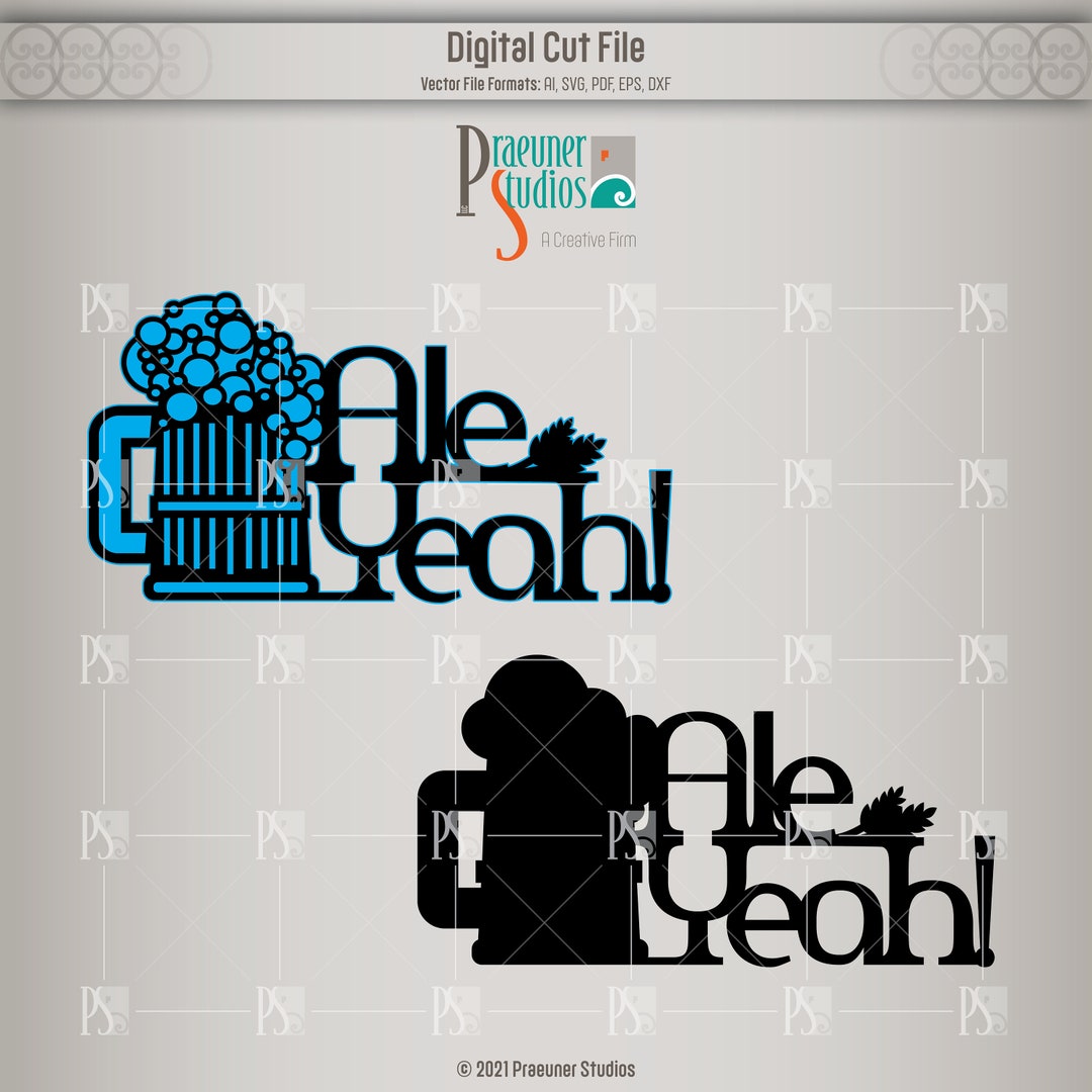 Ale Yeah CNC / Laser Cut File Sign Pattern in Multiple Formats | Single ...