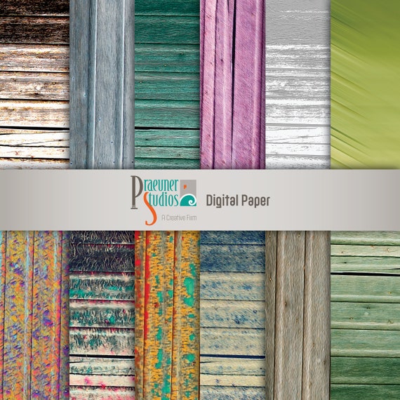 Wood Digital Paper Barn Wood Grunge Marbleized Photo - Etsy