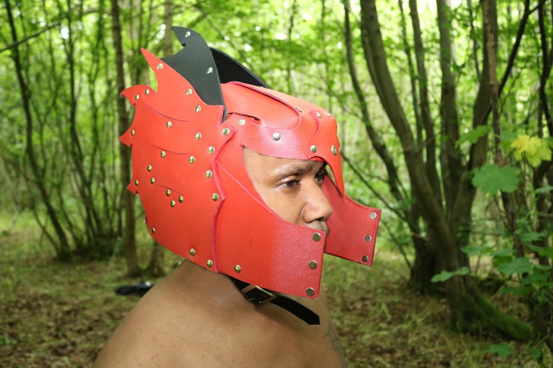 Real Leather Helmet Roman Armour Fantasy Knight Helmet Medieval Armor ...