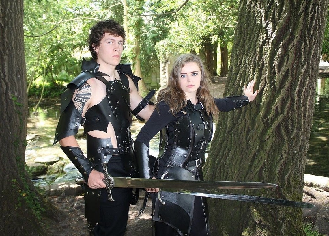 Real Leather Medieval Re-enactment Theatrical Celtic LARP SCA | Etsy