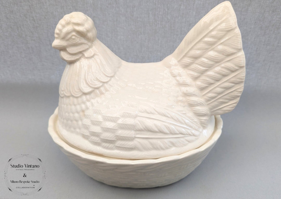 Crown Devon Ceramic Chicken Crown Devon Pottery Egg Holder - Etsy