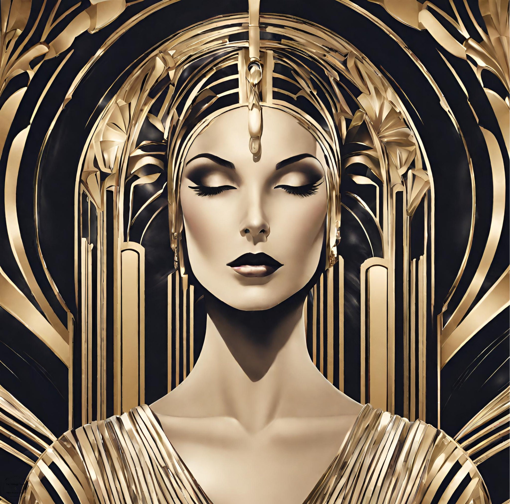 Art Deco Prints Vintage Art Art Deco Glamour Dressing Room Etsy
