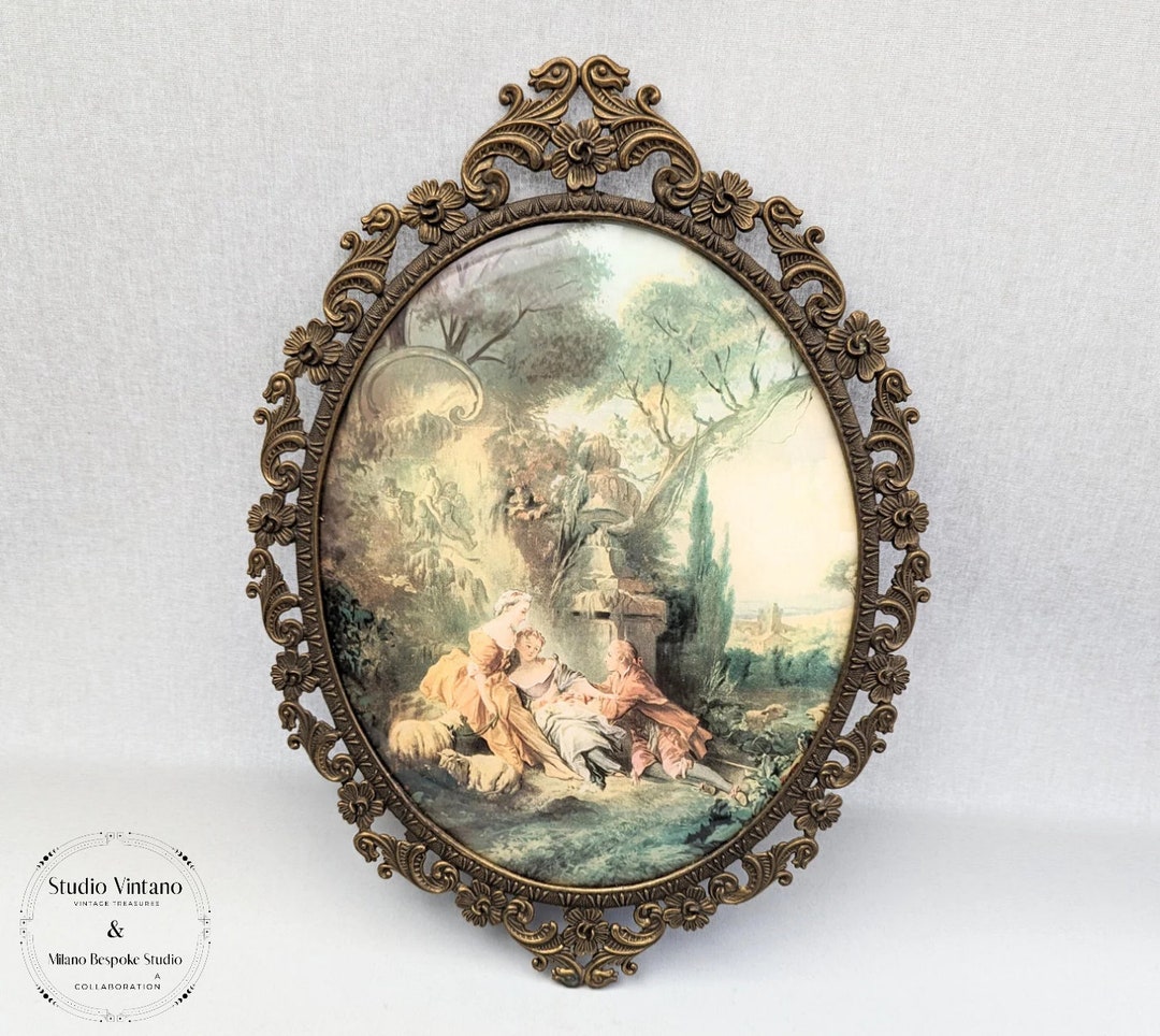 Vintage Florentine Gold Frame: Renaissance Style Art Print - Etsy