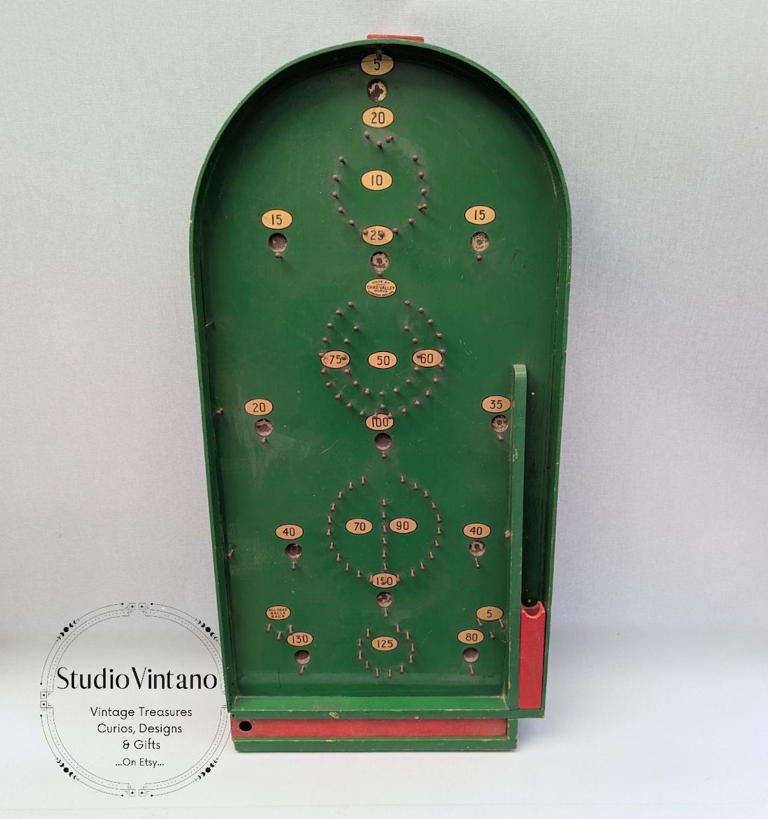 1950s Vintage Bagatelle Game: Chad Valley Tabletop Pinball - Etsy UK