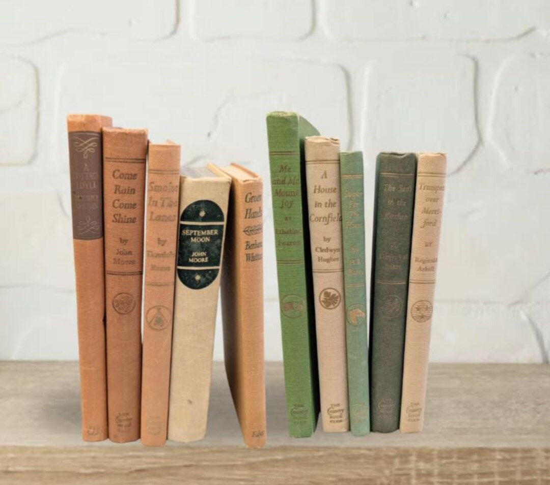 Vintage Books, Props, Wedding Decor, Literature, Vintage Bookshelf ...