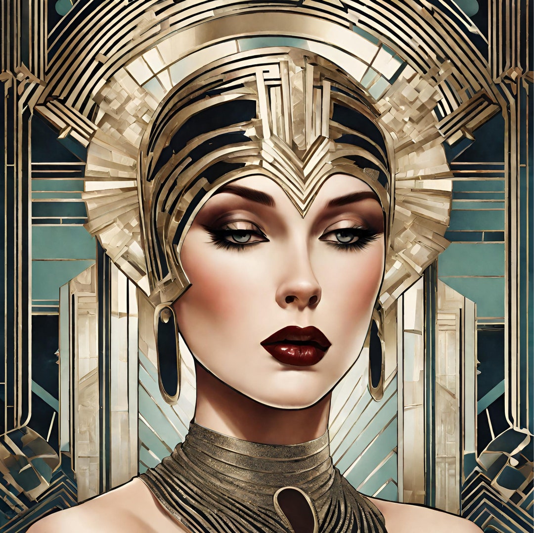 Art Deco Prints Vintage Art Art Deco Glamour Dressing Room Etsy