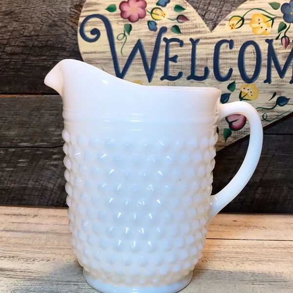 Milk Glass Pitcher' - Etsy