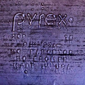 1980s Vintage PURPLE Pyrex Originals Round Pie Plate, Glass Cookware ...