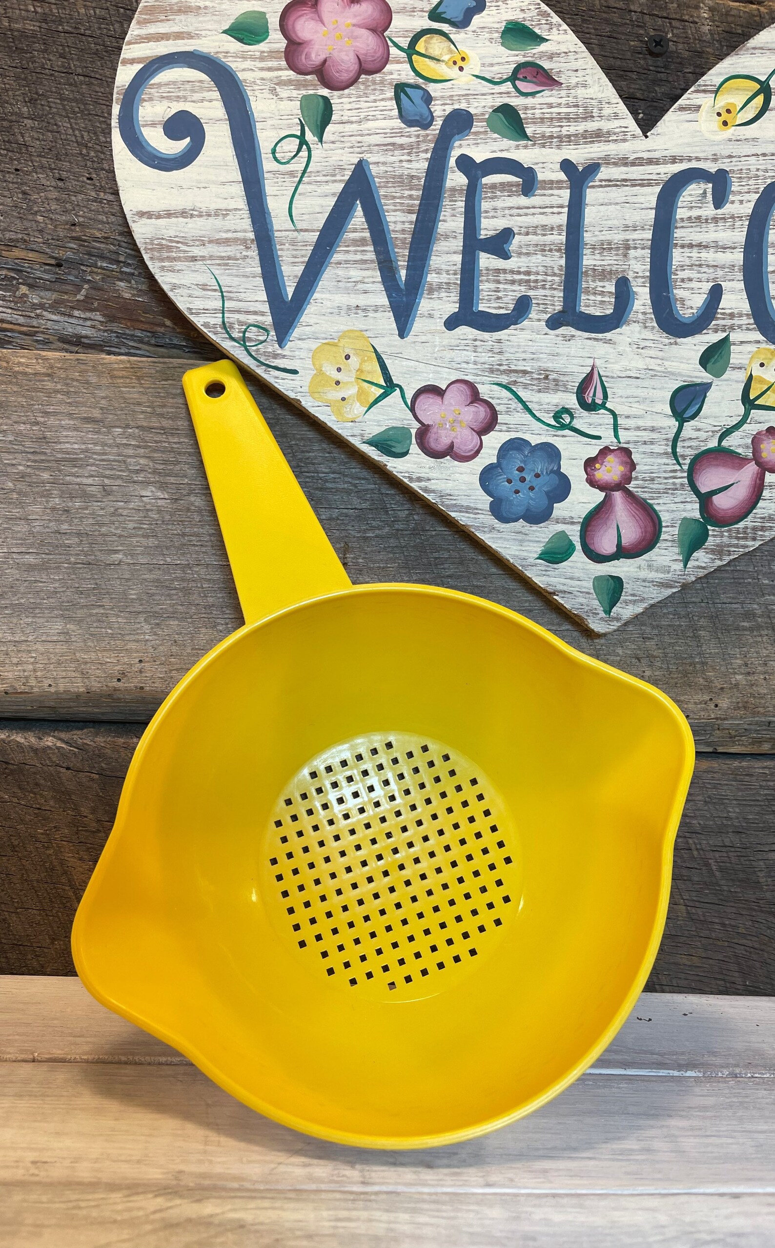 Vintage Tupperware 1 Quart Yellow Strainer/colander 1200 - Etsy