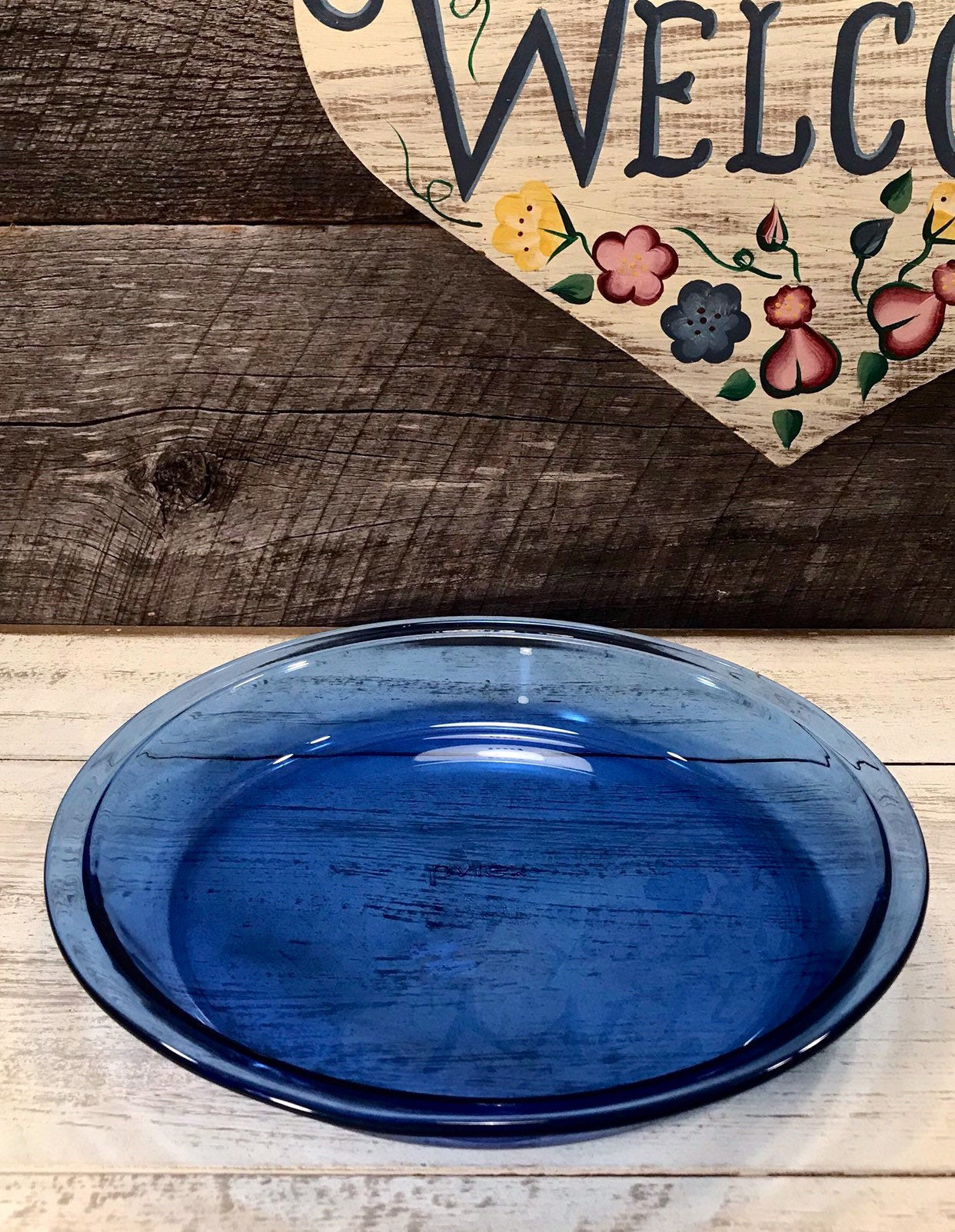 1980's Vintage COBALT BLUE Pyrex Pie Plate Glass - Etsy