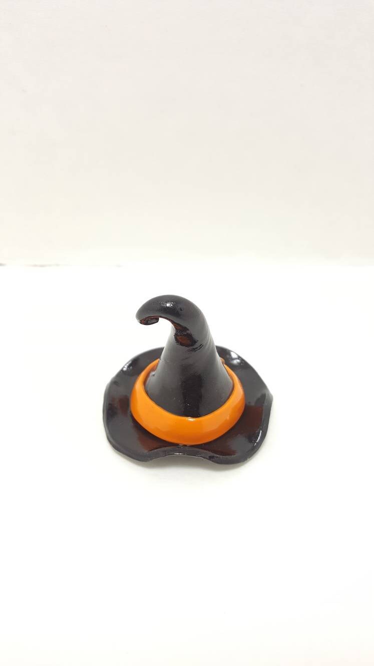 Halloween witch hat ghost cauldron figurine sculptures | Etsy