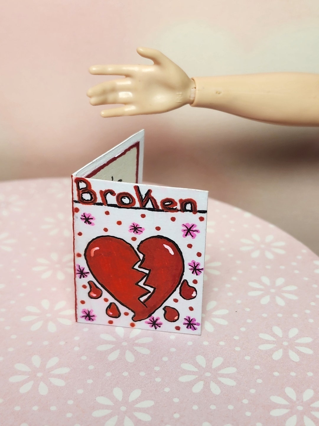 1:6th Scale Miniature Breakup Card - Etsy