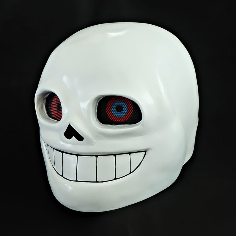 Undertale Sans Helmet Mask Halloween Costume Cosplay Movie | Etsy