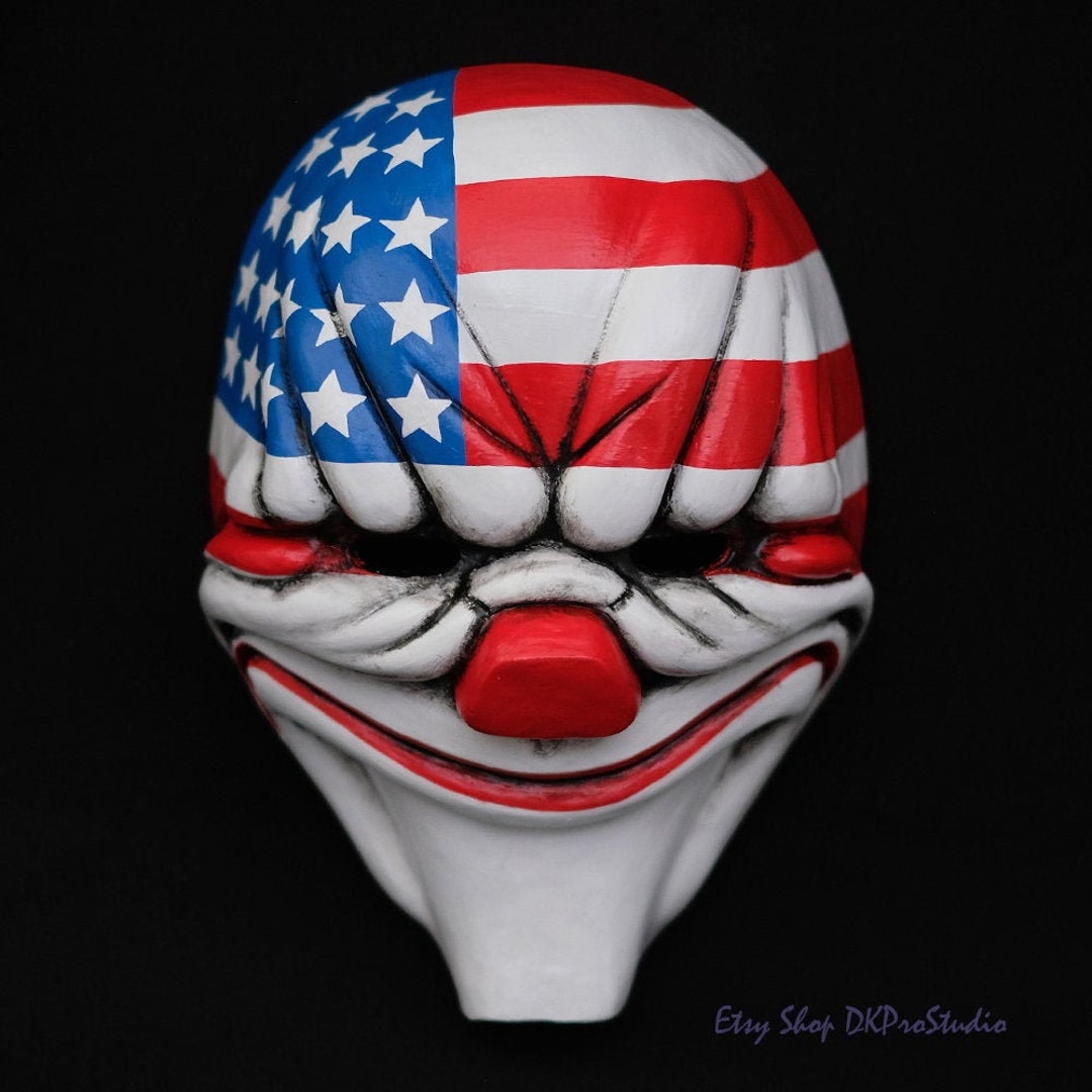 Payday Dallas Mask Halloween Cosplay Costume Prop 528 - Etsy