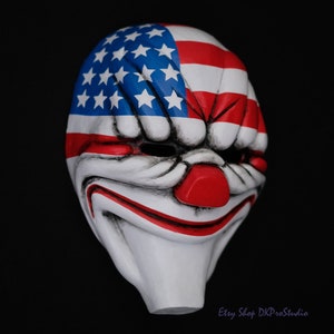 Payday Dallas Mask Halloween Cosplay Costume Prop 528 - Etsy