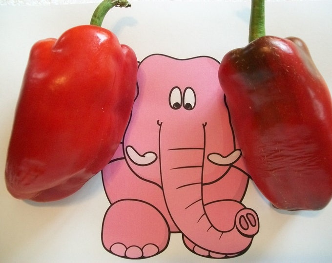 Sweet Pepper- ELEPHANT EARS- Aka Donkey Ears- Rare- 25 Seeds - Etsy