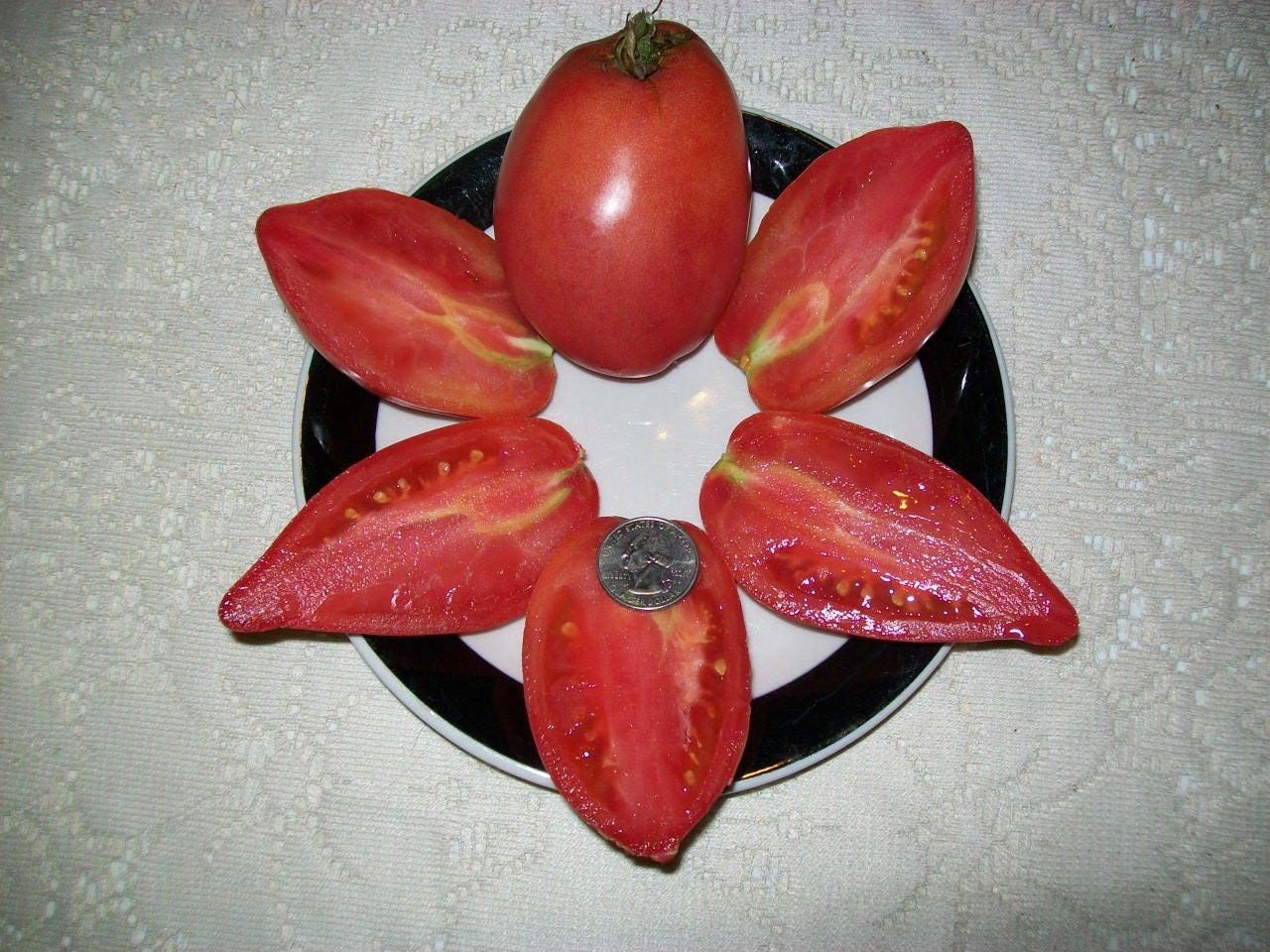 Paste tomato SHEBOYGAN 6 oz. pink Indeterminate. rare back | Etsy