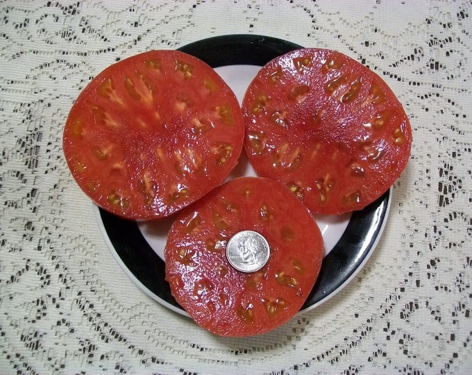 Heirloom Tomato- Giant Syrian- 80 Day Dark Pink Indeterminate- 25 Seeds ...