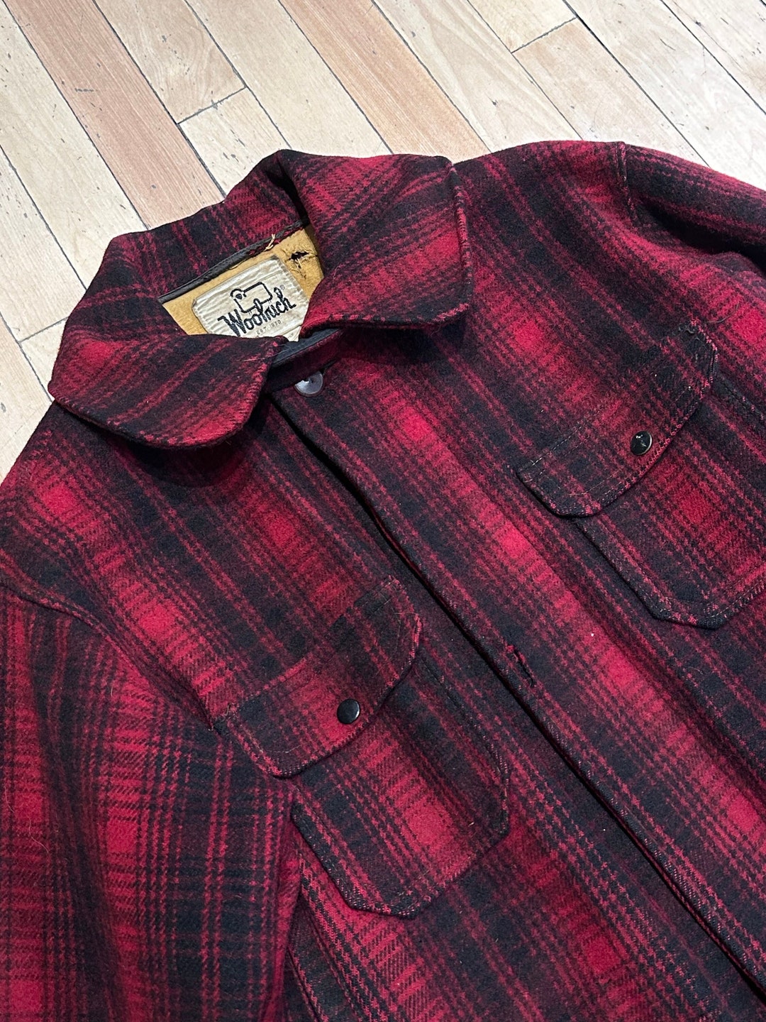 AMAZING Vintage WOOLRICH Plaid HUNTING Men's Coat, Size 42 - Etsy