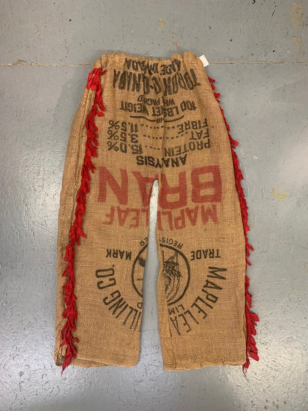 Vintage MAPLE LEAF Sack Pants - Etsy