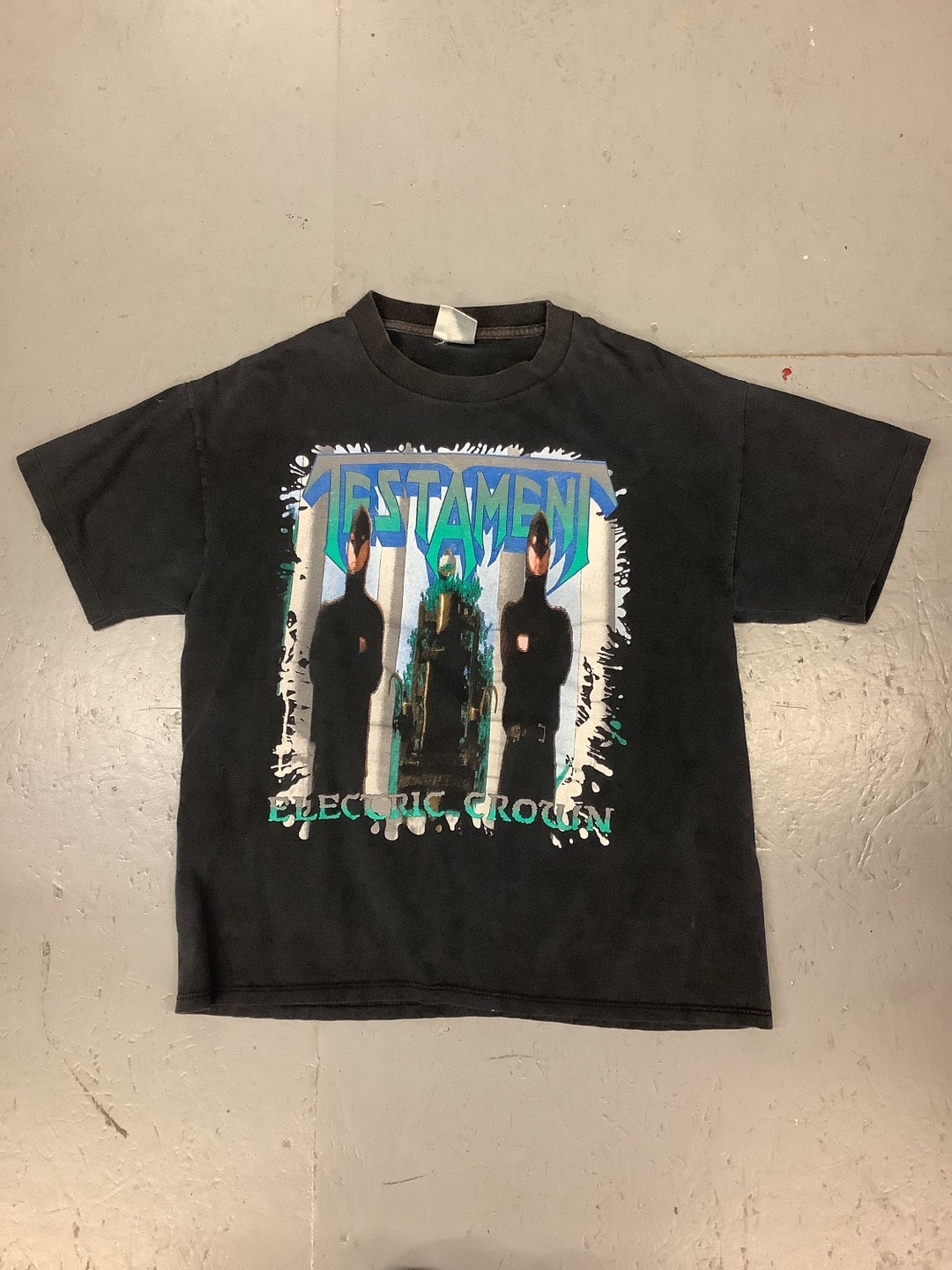 TESTAMENT RARE VINTAGE 1992 “performing the Rites in 1992” Tshirt Size ...