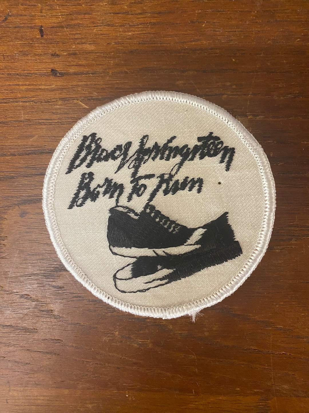VINTAGE 1980s BRUCE SPRINGSTEEN born to Jam Woven Circle Patch - Etsy