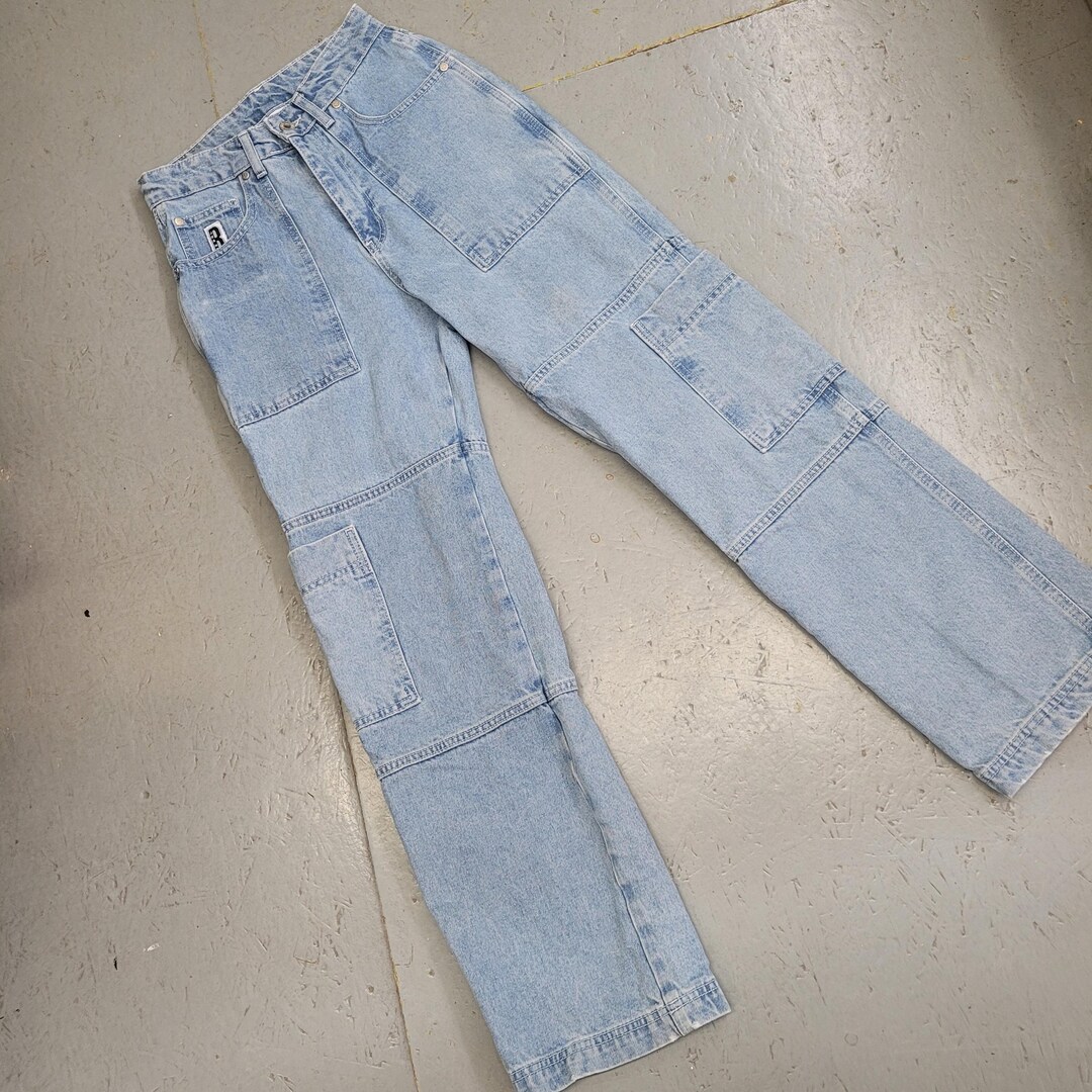 Wicked Awesome VINTAGE 1990s ragged Stonewashed JEANS Size 26 - Etsy