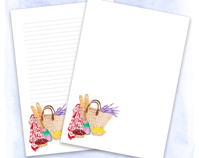 Flower Writing Paper Printable Stationery Paper Digital - Etsy