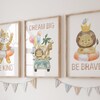 Printable Watercolor Animal Alphabet, Animal Letters for Kids Learning ...