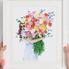 Custom Friend Prints, Friends Portrait Illustration, Personalised Wall ...