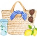 Straw Bag Illustration - Summer Fashion Illustration - Tropical Wall ...
