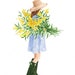Spring Fashion Illustration - Flower Fashion Illustration - Fashion ...