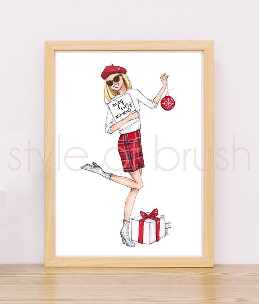 Holiday Fashion - Christmas Fashion Illustration - Fashion ...