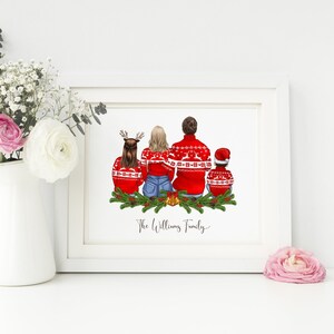 Personalized Christmas Family Print, Custom Family Print, Personalised ...