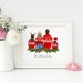 Personalized Christmas Family Print, Custom Family Print, Personalised ...