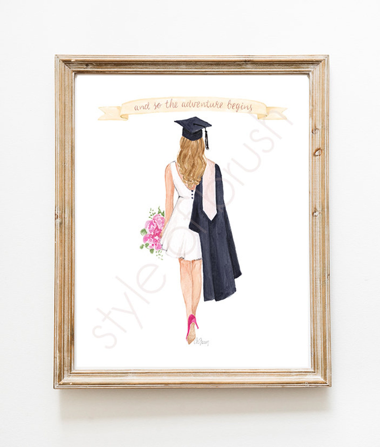 Graduation Gift Print Graduation Day Art Gift Graduation | Etsy