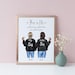 Custom Friends Prints, Best Friends Jacket Girls, Personalised Wall Art ...